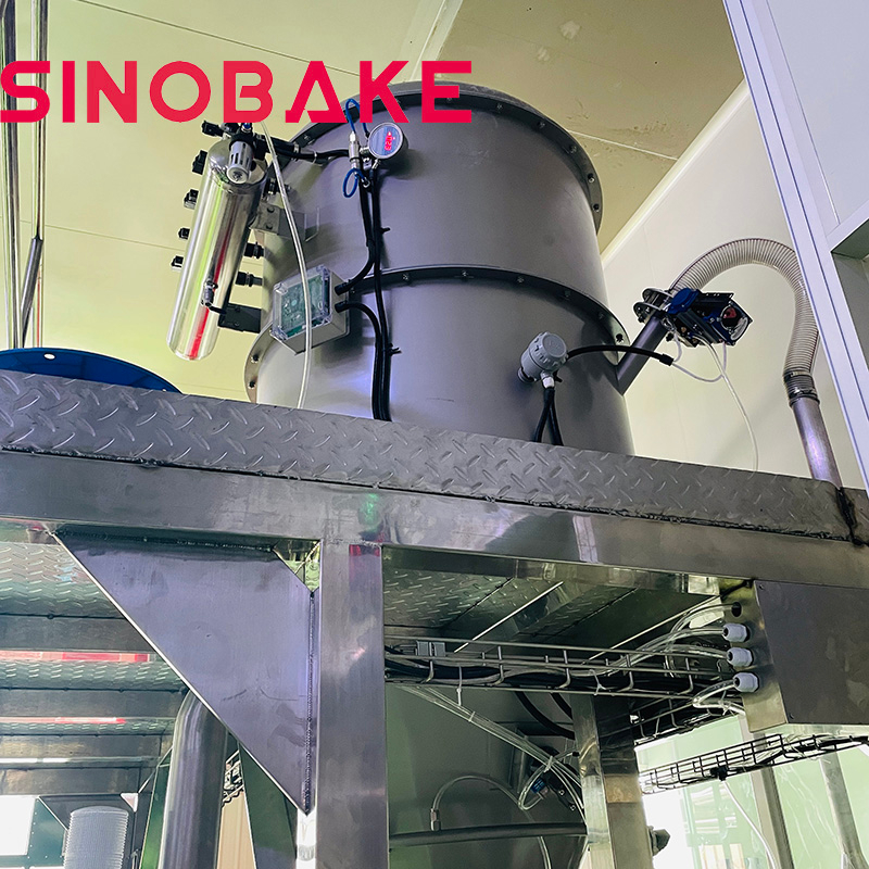 SINOBAKE Automatic Dosing And Feeding System Silo Dosing Flour Delivery ...