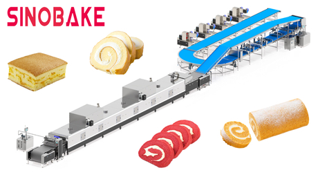 Cake Production Line Automatic Layer Cake Sponge from China ...